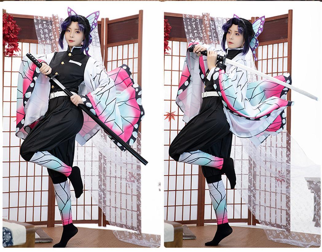 Kochou Shinobu Outfit - Demon Slayer Women's Halloween - CosplaySpa