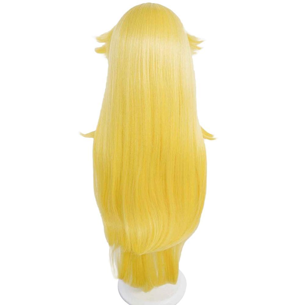 Princess Peach Game Wig - Golden Long Hair for Cosplay - CosplaySpa