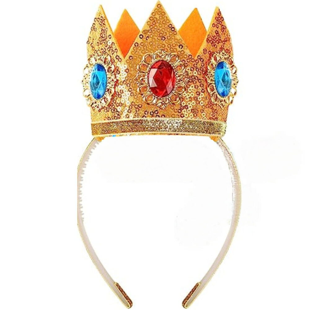 Princess Peach Tiara - Mario Game Cosplay Crown - CosplaySpa