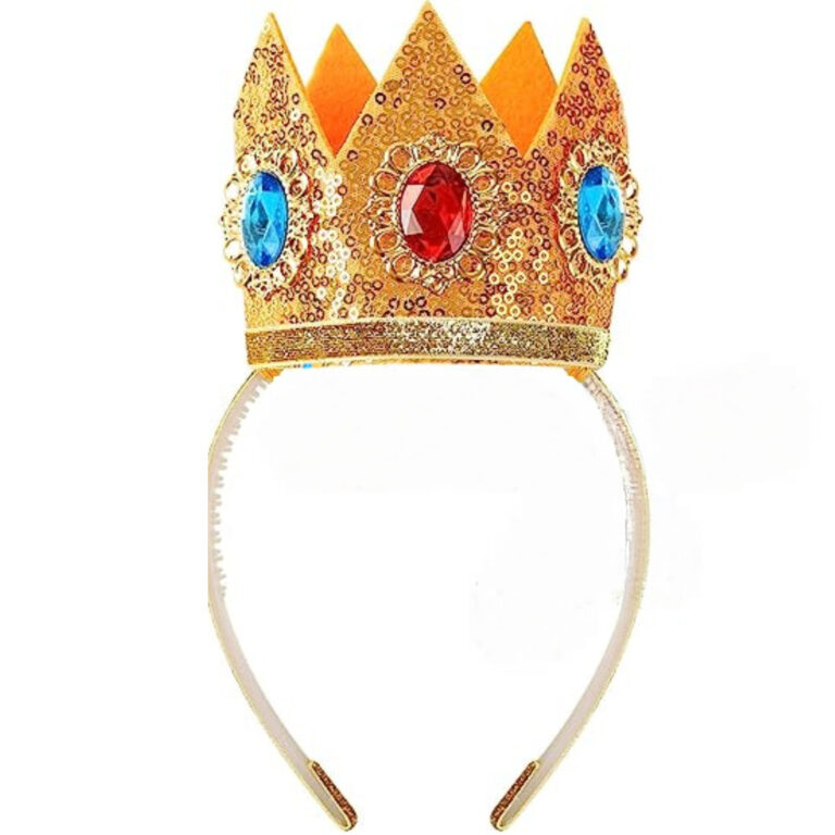 Princess Peach Tiara - Mario Game Cosplay Crown - CosplaySpa
